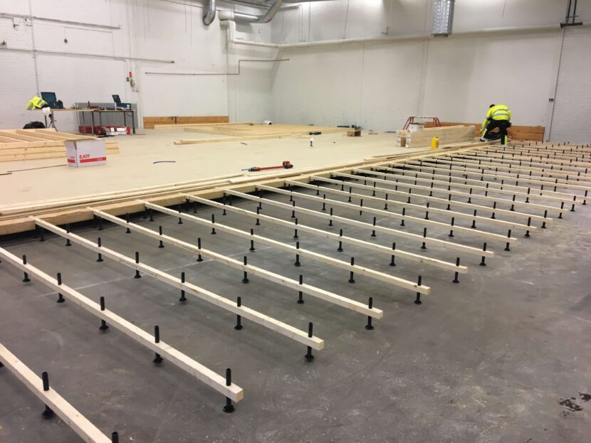 Subfloor flooring used for a tall office floor | Raised Access Floor
