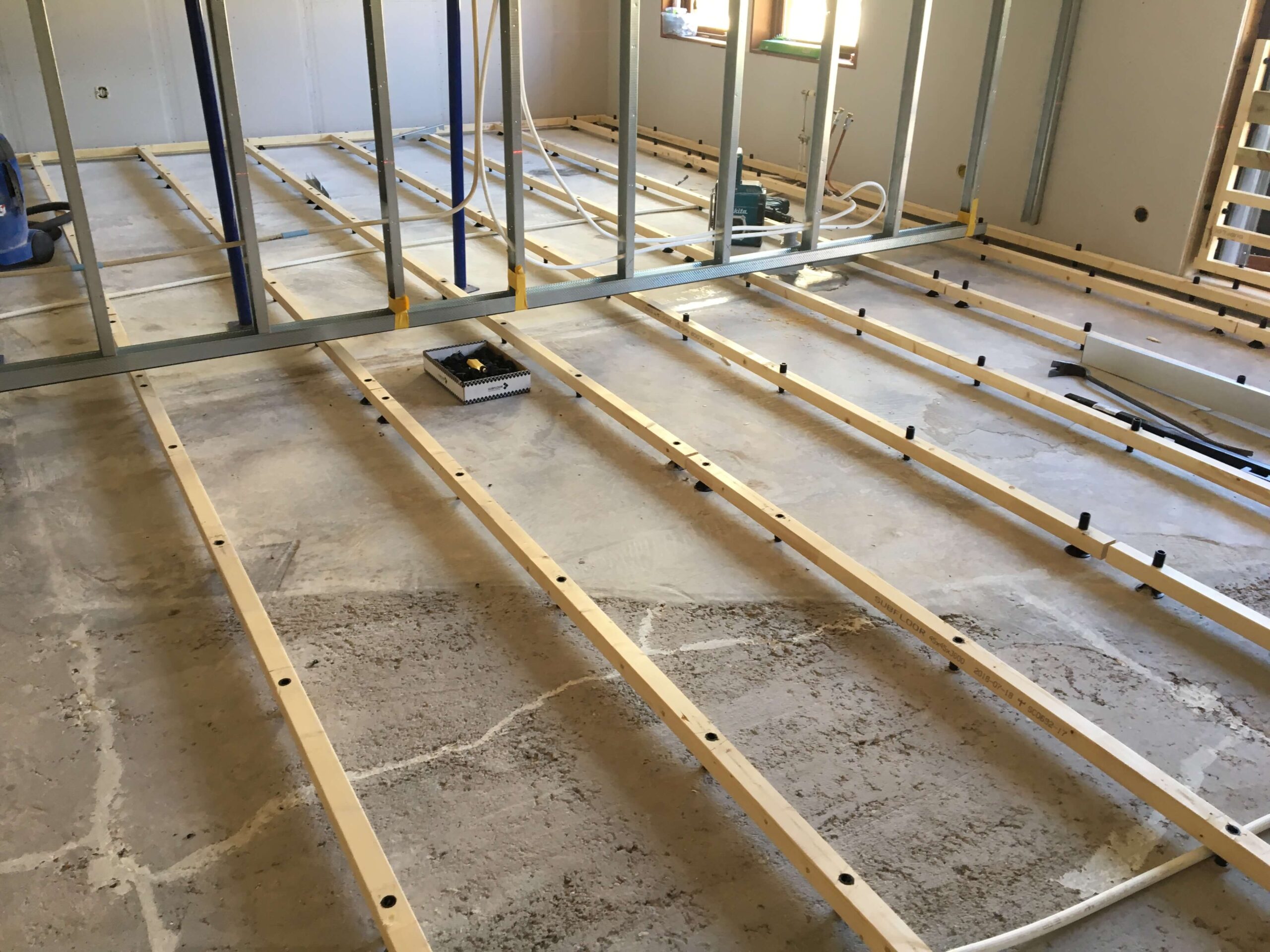 SubFloor Raised Floor Used In A Pre school Floor Levelling Systems Ltd 
