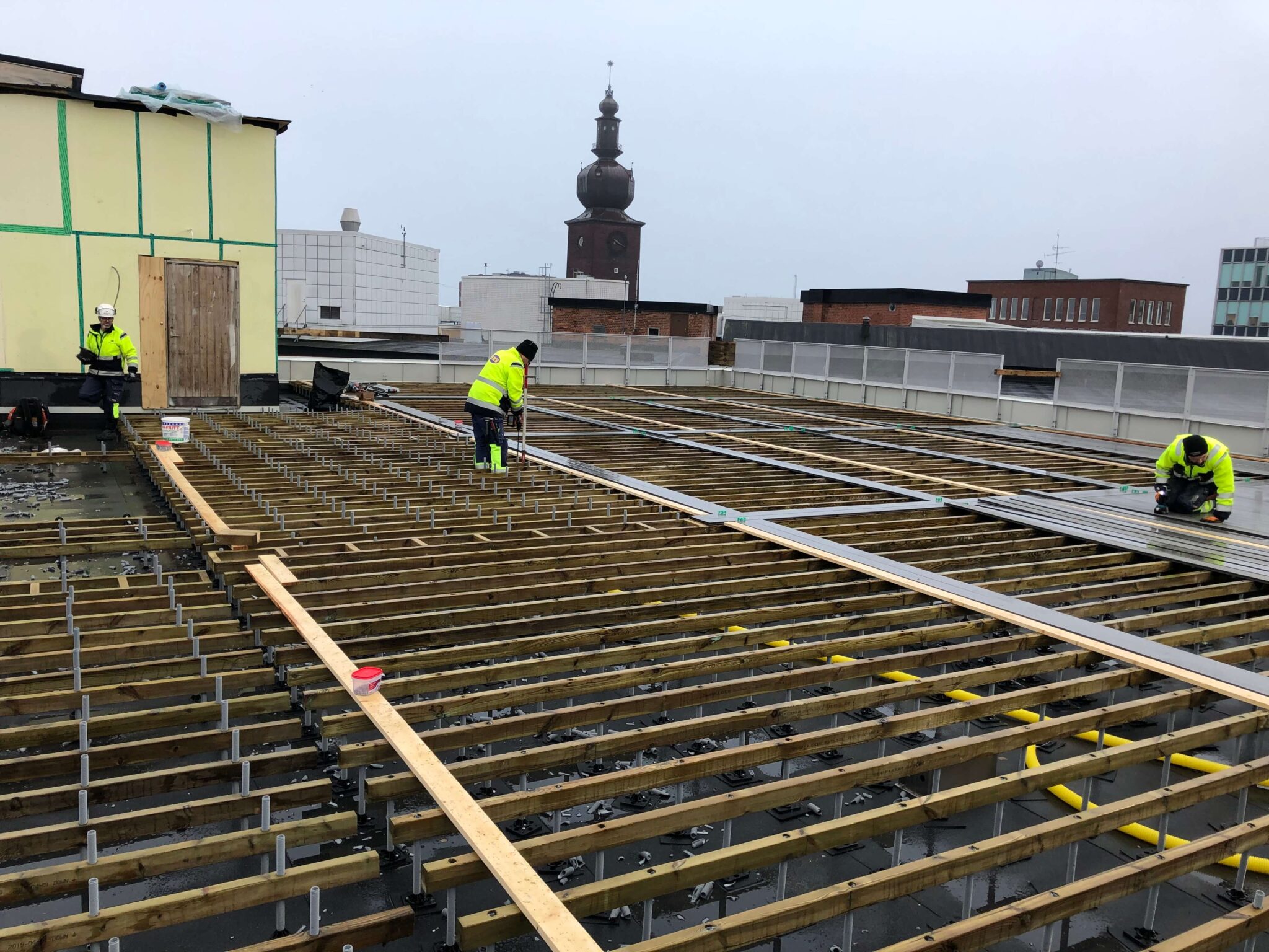 SubFloor raised outdoor roof terrace floor - Raised Access Floor