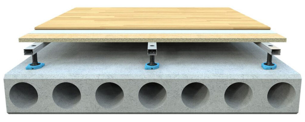 Raised Acoustic Floor SubFloor - Floor Levelling Systems Ltd.