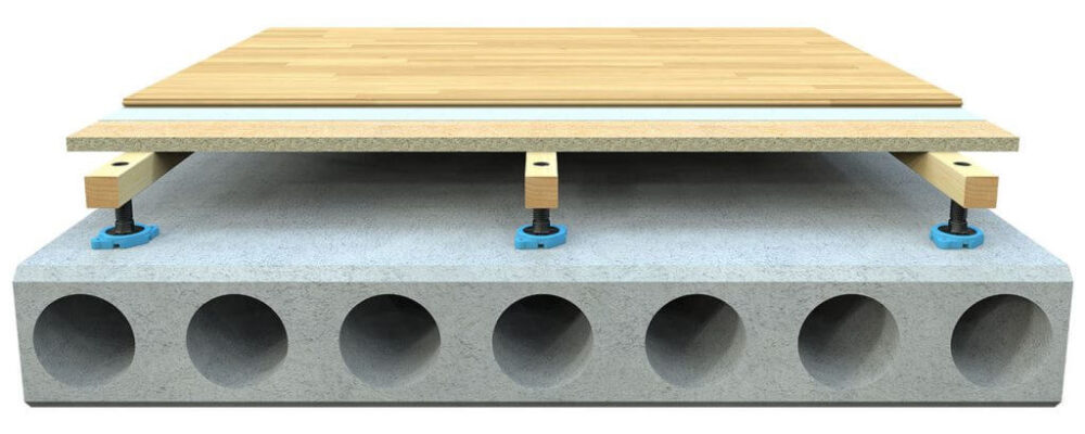 Raised Acoustic Floor SubFloor - Floor Levelling Systems Ltd.